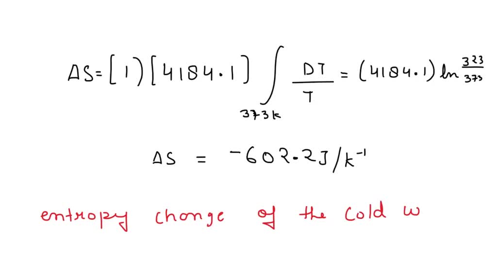 SOLVED: With respect to 1 kg of liquid water a.)Initially at 0 degree ...