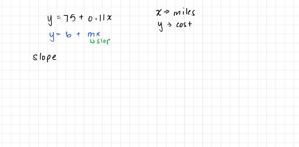 SOLVED: It costs 60 plus0.15 a mile to rent a moving van: a. Write a ...