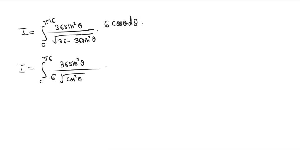 SOLVED: Consider the following function. (a) Determine an appropriate trigonometric substitution ...