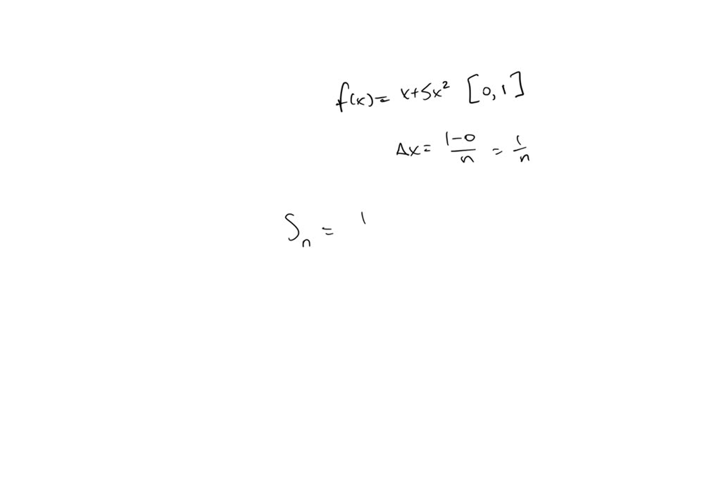 Solved Consider The Integral A Find The Riemann Sum For This Integral Using Right Endpoints