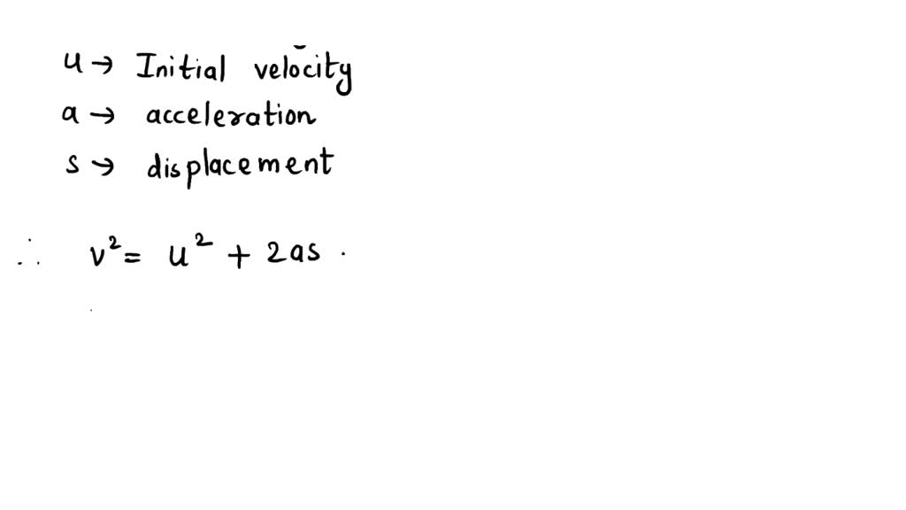 SOLVED: A particle moves along the s-axis at speed V0 and suddenly ...
