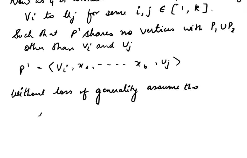 Solved Will The Path Between Two Vertices Of The Minimum Spanning Tree