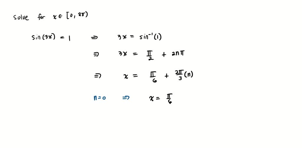 SOLVED: For sin(3x) + sin(x) = 0, use a sum-to-product formula to simplify the equation and then ...