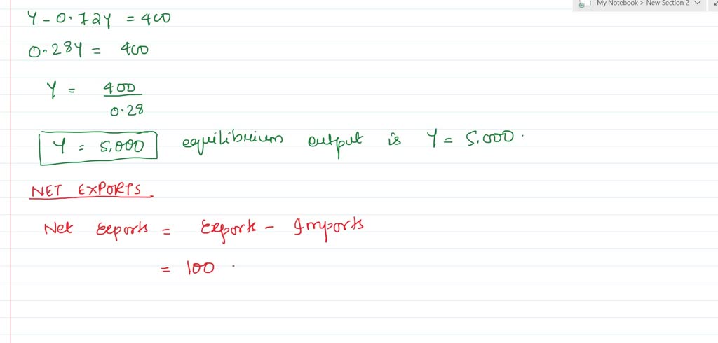 SOLVED: 2. The following formulas are very important in macroeconomics ...