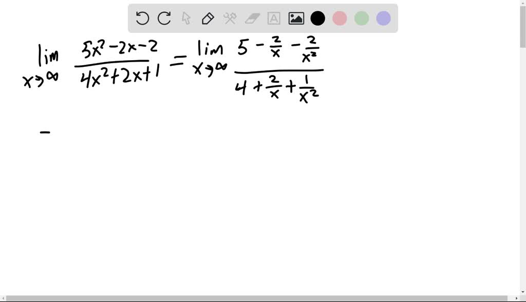 SOLVED: EXAMPLE 3: Evaluate the limit below and indicate which ...