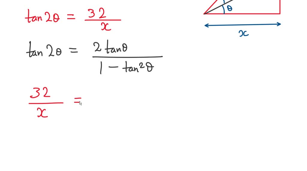 A television antenna 20 m high stands on top of a house which is 12 m ...