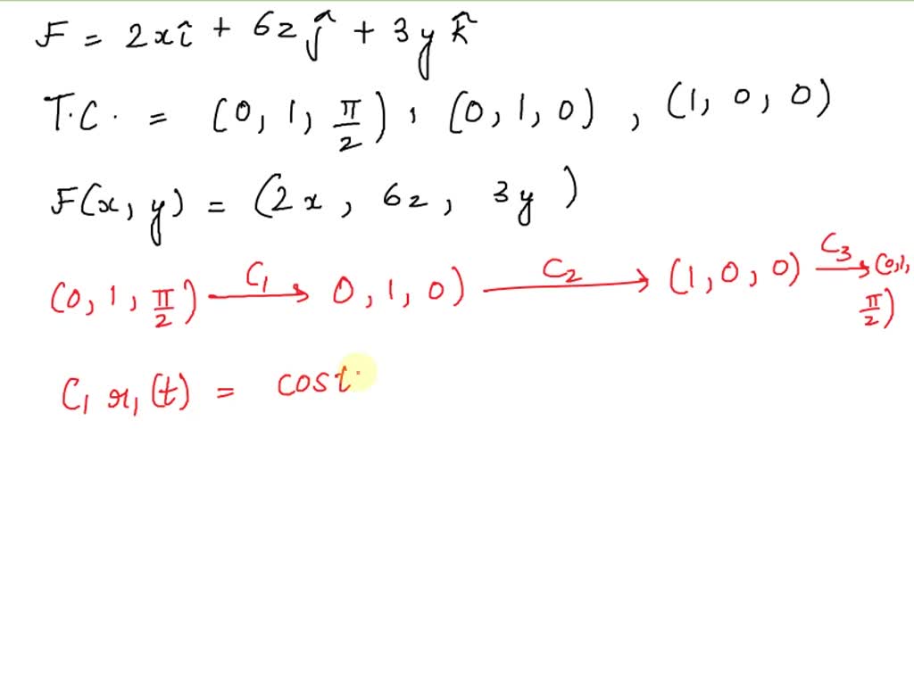 Given that F = x^2a - xzay - y^2az, calculate the circulation of F ...