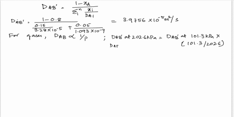 ammonia gas a diffuses through nitrogen gas b under steady state conditions with nitrogen non ...