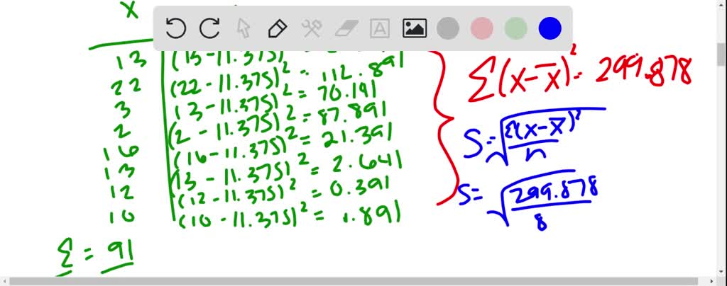 SOLVED: 1. Why do we take the square root of the variance to obtain the ...