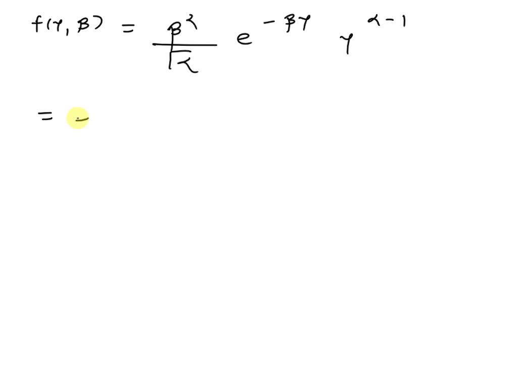 Solved If The Random Variable Y Has The Gamma Distribution With A