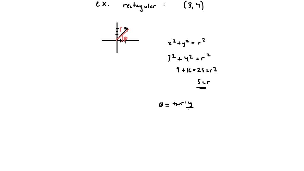 SOLVED: Vectors can be expressed in both rectangular and polar coordinate systems.