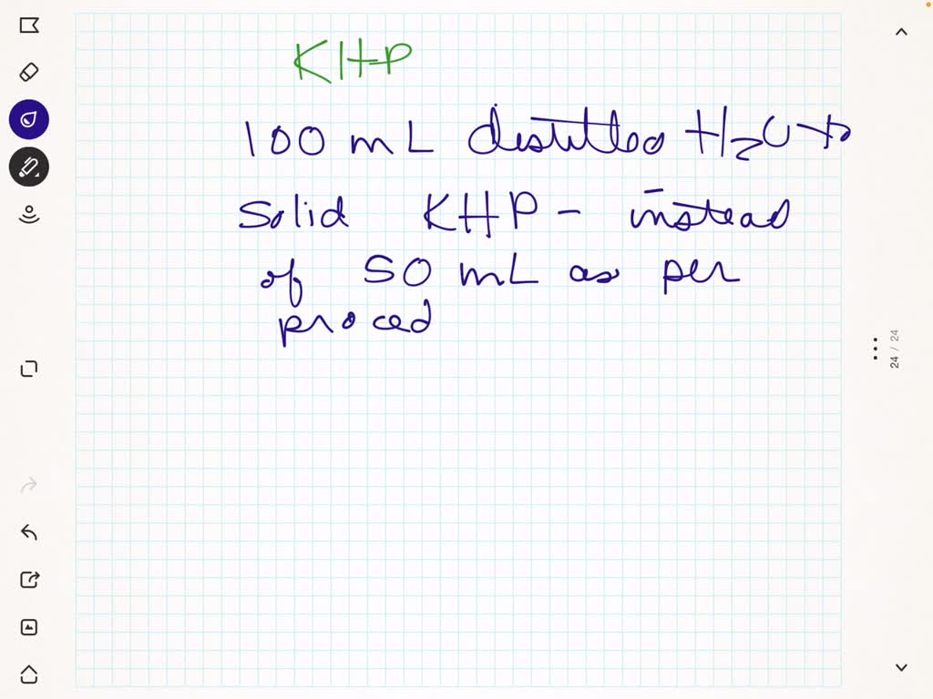 SOLVED: If your laboratory partner misread the procedure and added 100 ...