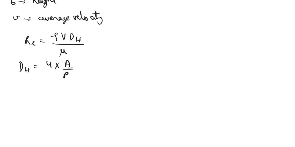 SOLVED: Water (density and viscosity ) flows through a triangular duct ...