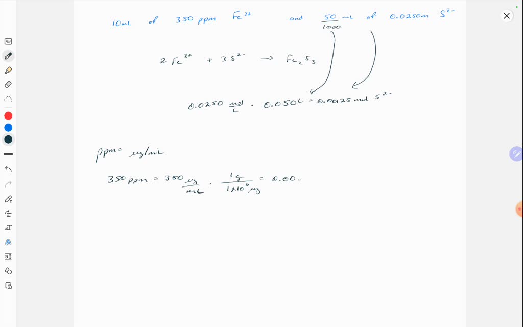 SOLVED: 1. When soluble Fe3+ ions come into contact with dissolved ...
