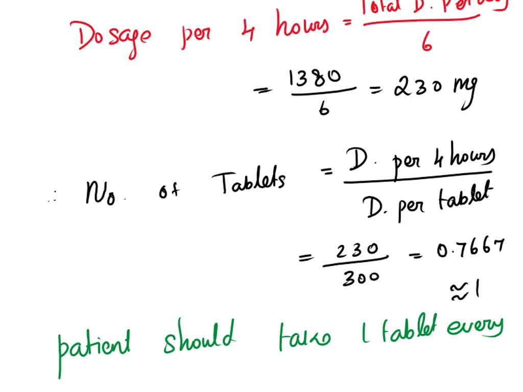 SOLVED: A doctor administers a drug to a 30-kg patient, using a dosage ...