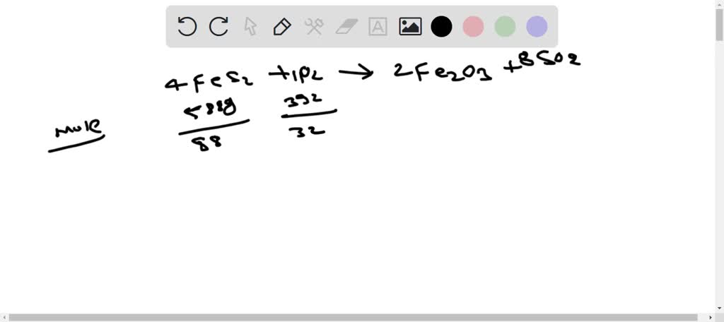 SOLVED: Consider the following unbalanced reaction Fe2O3 + C + Fe + CO2 ...