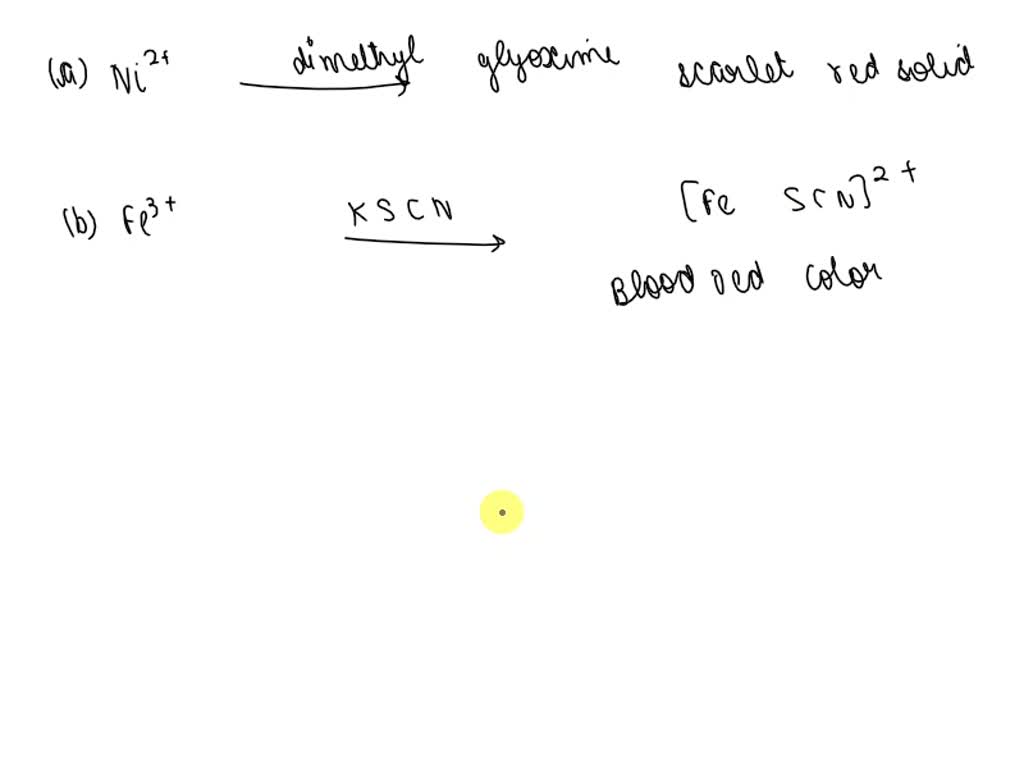 SOLVED: 39 Prelaboratory Assignment Experiment Qual II. Ni2+, Fe2+, Zn2+ Dosage No: Lab SCC ...