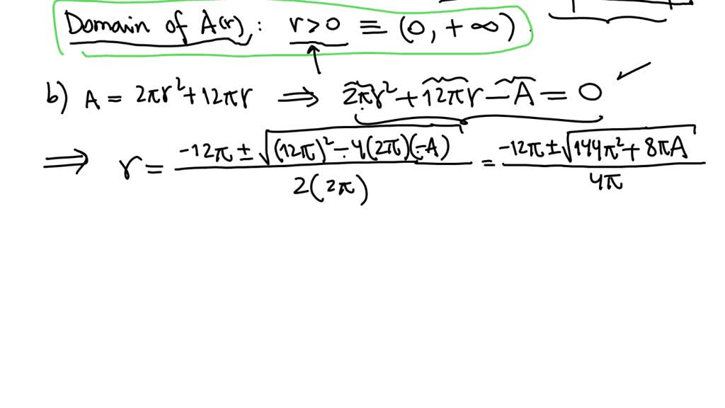 SOLVED: Part a: Assume that the height of your cylinder is 6 inches ...