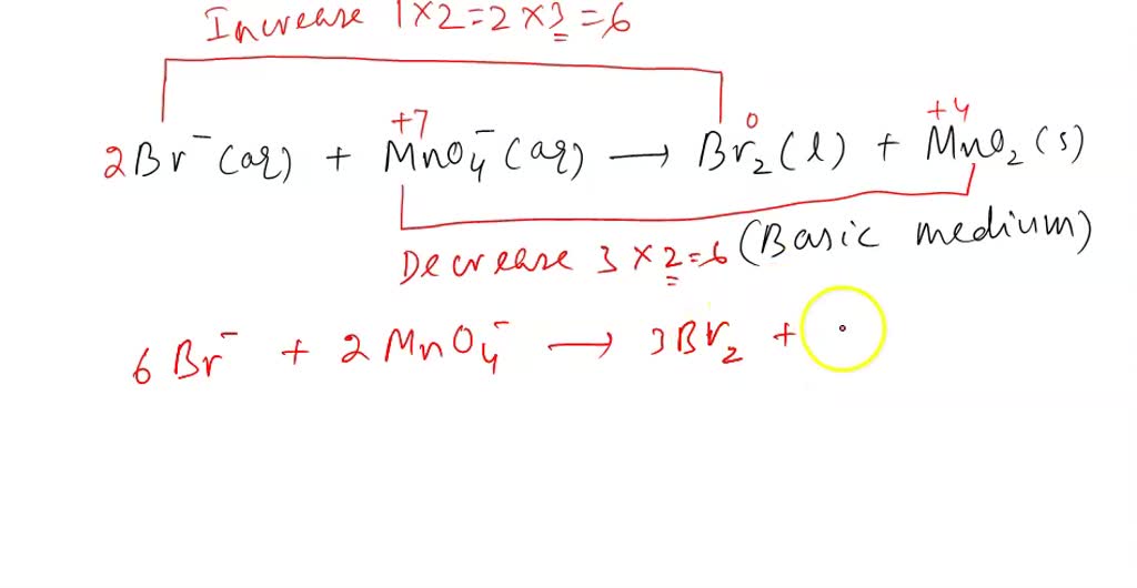 SOLVED Balance The Following Red ox Reaction By Ion electron Method In SOLVED Balance The Following Red ox Reaction By Ion electron Method In