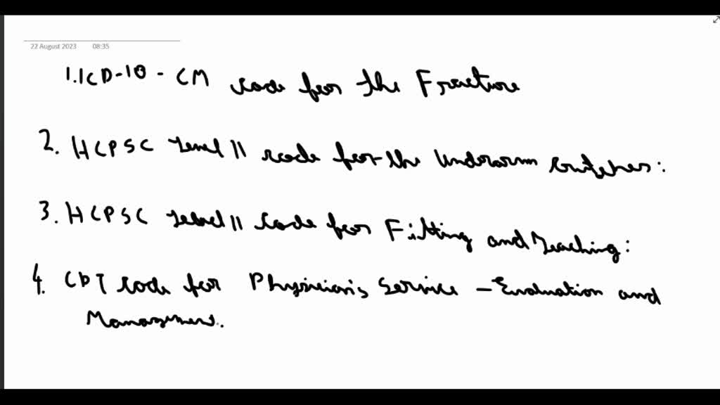 SOLVED: Using the coding techniques described in this chapter, carefully read through the case ...