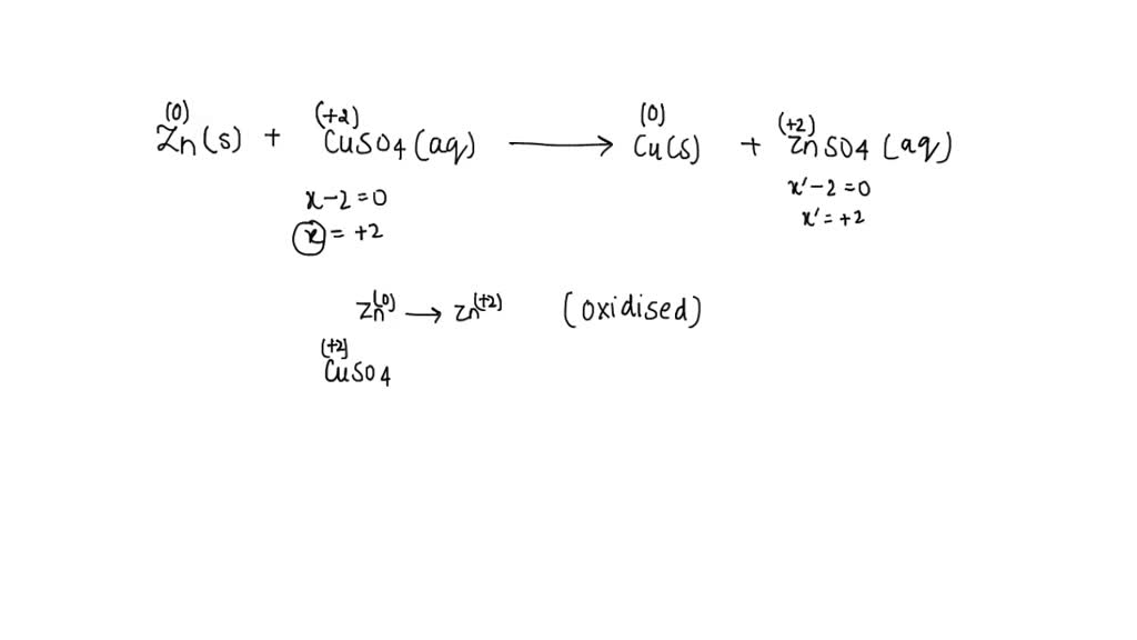 SOLVED: '1. The equation for the reaction between zinc and aqueous ...