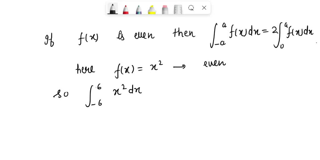SOLVED: Use dx = 72 to evaluate each definite integral without using the Fundamental Theorem of ...