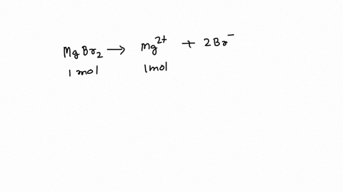 What is the molarity of ions in a 0339 m solution of mgbrz...
