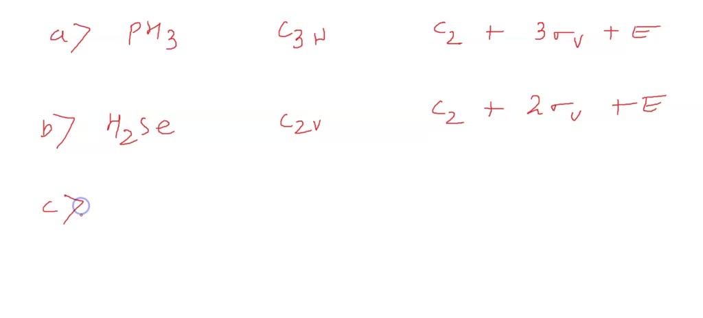 SOLVED: The BF3 molecule belongs to the point group D3h. List the ...