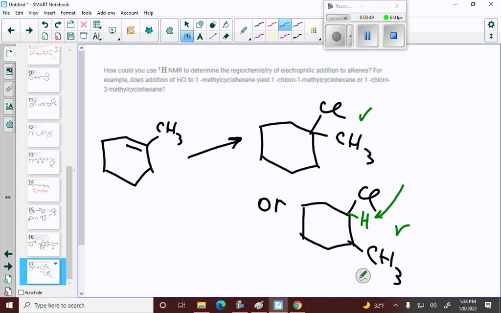 SOLVED: How could you use ^1H NMR to determine the regiochemistry of ...