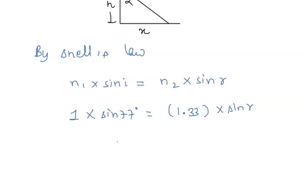 SOLVED: Problem 23.71 We wish to determine the depth of swimming pool ...