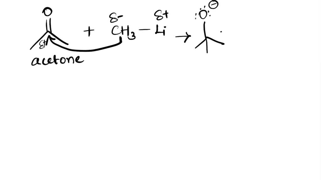 Draw a mechanism for the first step of the reaction between ...
