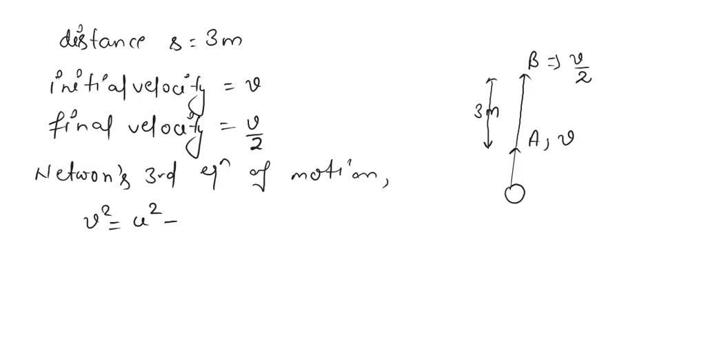 SOLVED: 2. An object is thrown straight upward from ground level and ...