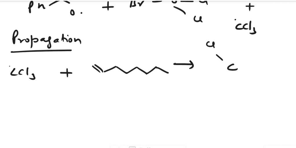 SOLVED: Shown below is radical addition to an alkene (1-octene ...