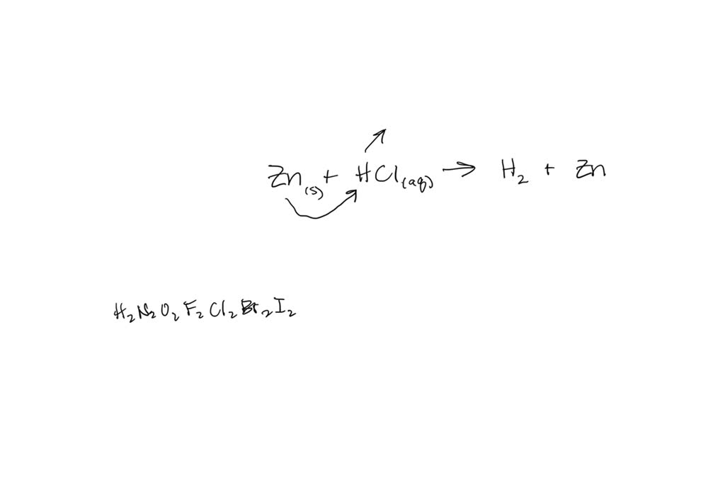 SOLVED: Observation during and after HCl reacts with Zn. Why do we call ...
