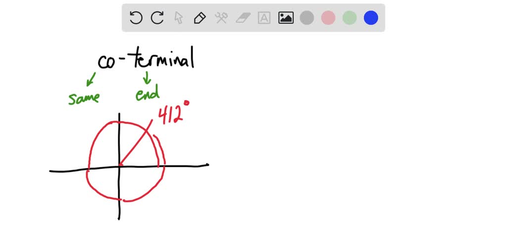 SOLVED: Determine the angle of the smallest possible positive measure ...