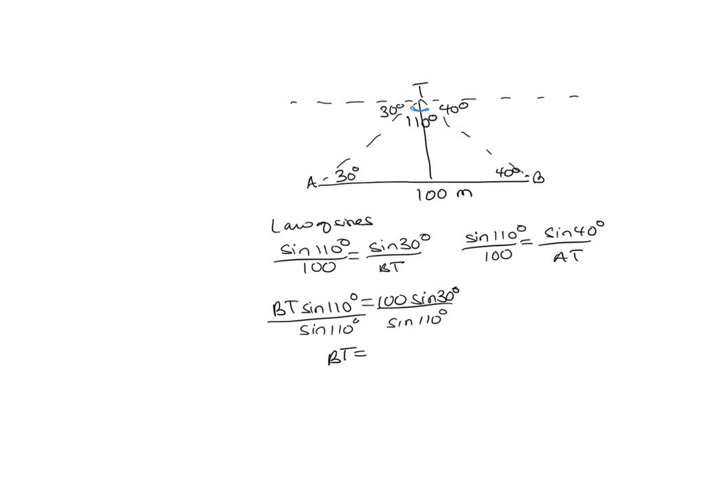 SOLVED: In the figure above, point B represents a waterfall, point A ...