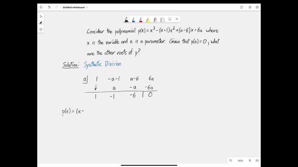 SOLVED: (3 points) Consider the the polynomial p(z) = 28 (a + 1)2? + (a ...