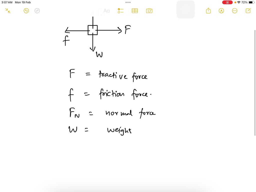 A car of mass 650 kg is moving to the right by a tractive force 1200 N ...