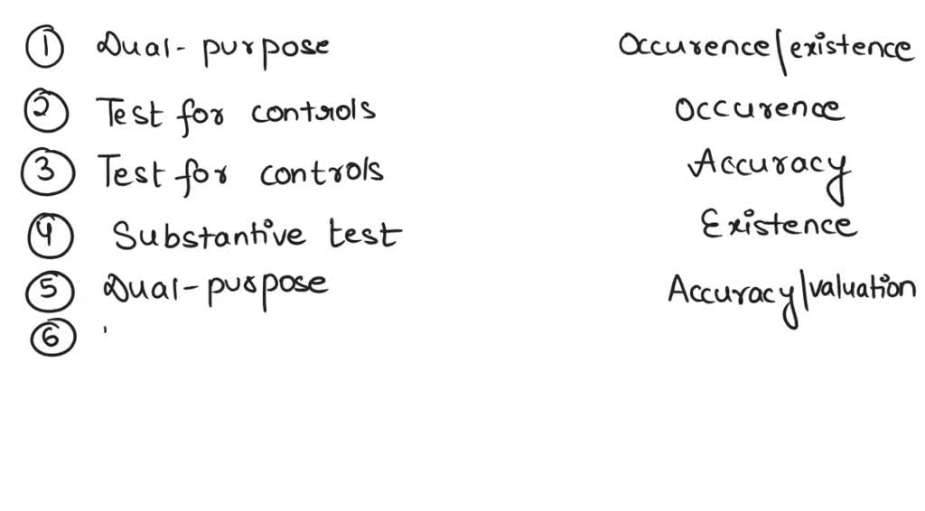 Solved The Included In The Audit Plan Typically Include Tests Of Controls And Substantive Tests