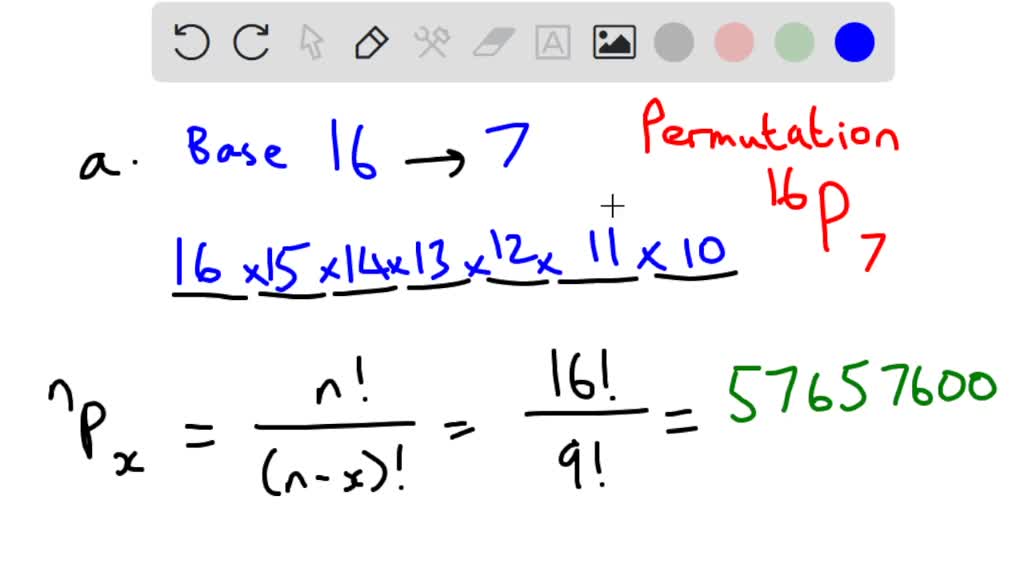 Solved How Many Strings Of Seven Hexadecimal Digits Do Not Have Any Repeated Digits How Many