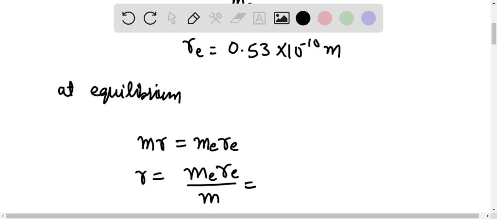 Solved Obtain The First Bohrs Radius And The Ground State Energy Of A