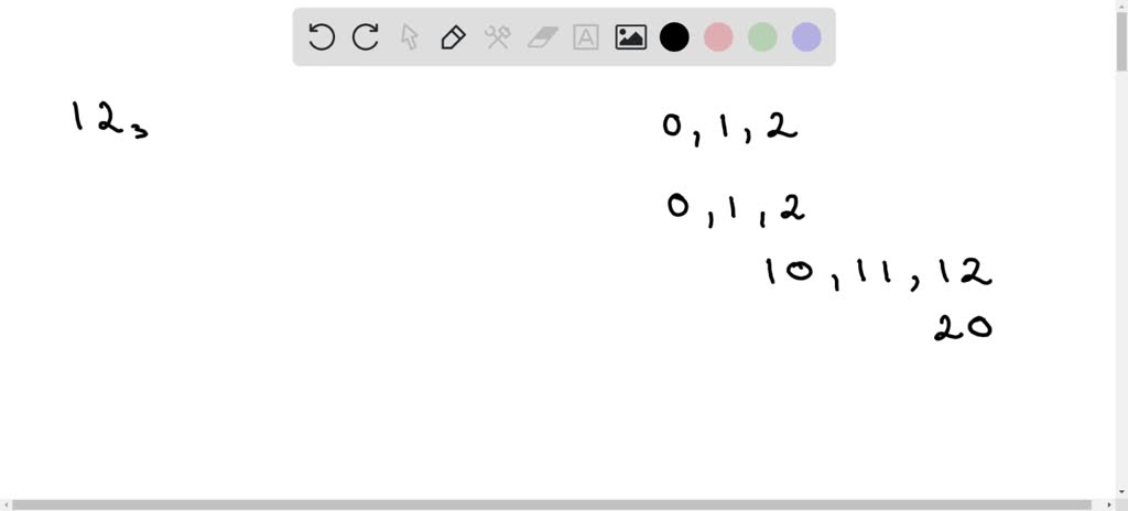 SOLVED: Make math drawings showing how to represent the counting ...