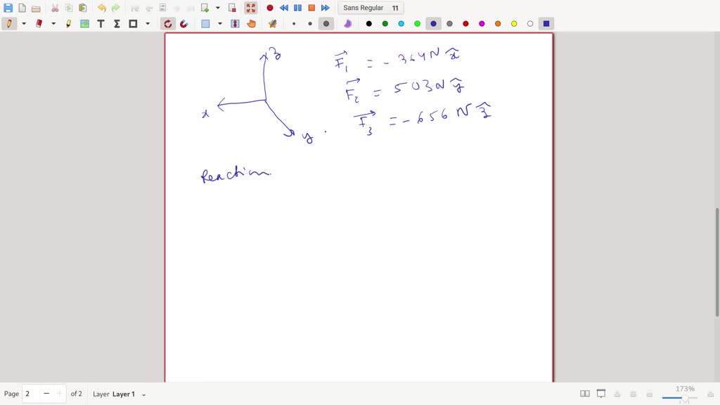 Solved A Determine The Y And Z Components Of Reaction At A Using Scalar Notation B Determine
