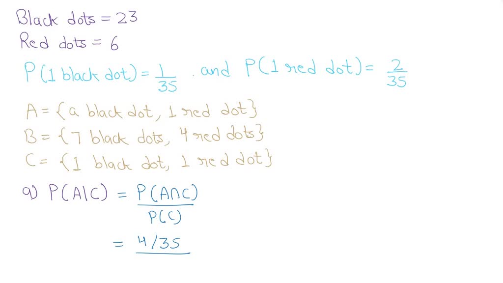 2. Conditional probability The Venn diagram below depicts a sample ...