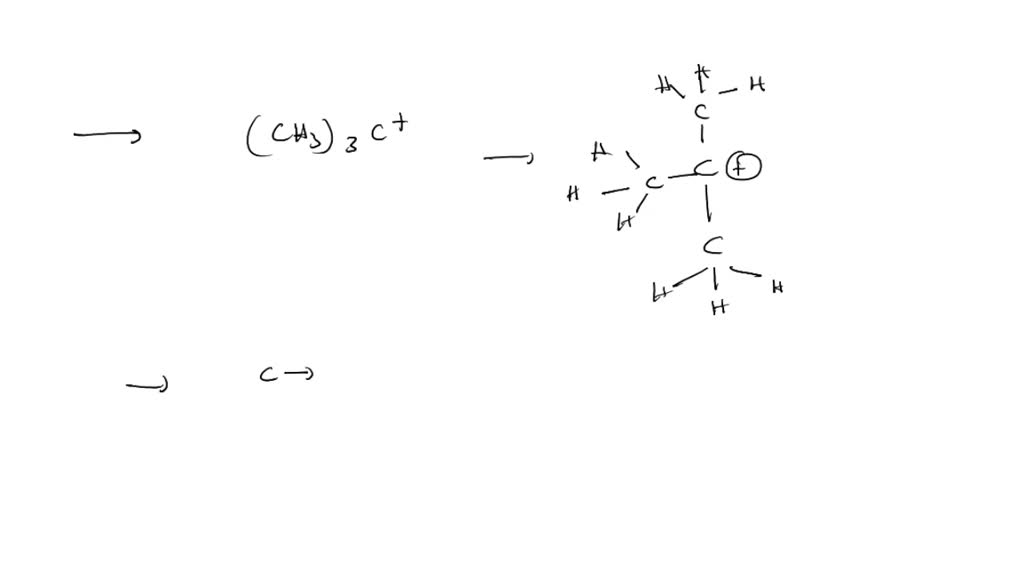 How many valence electrons are in the t-butyl ion (CH3)3C+?