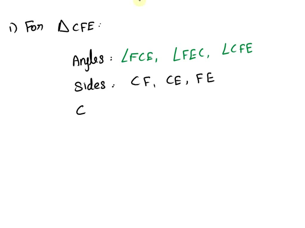 SOLVED: Quiz 4-1: Classifying and Solving for Sides/Angles in Triangles Directions: If G is the ...