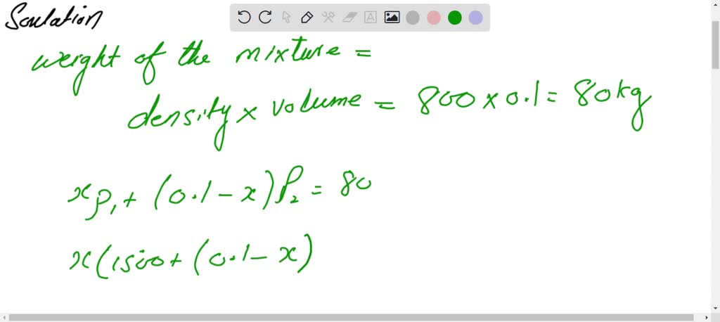SOLVED: 2 Two liquids of different densities (01 1500 kg/m? P2 = 500 kg/m3) are poured together ...
