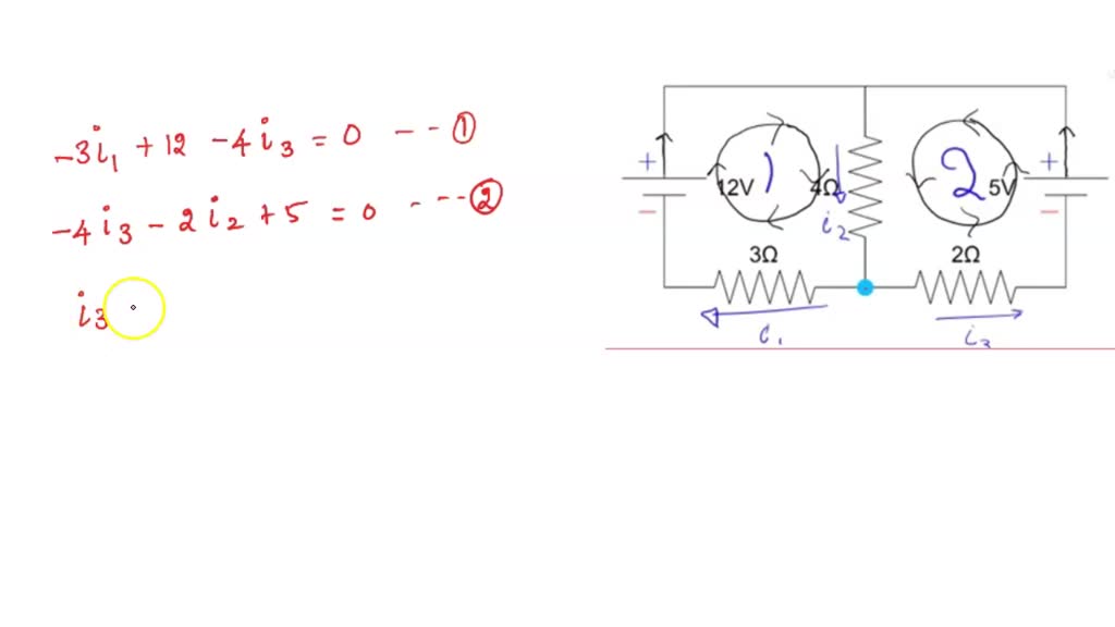 SOLVED: Determine the current through each resistor in the circuit ... SOLVED: Determine the current through each resistor in the circuit ...
