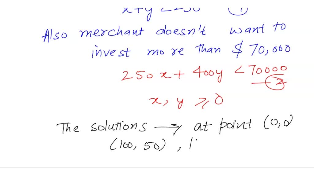 SOLVED: A merchant plans to sell two models of home computers at costs ...