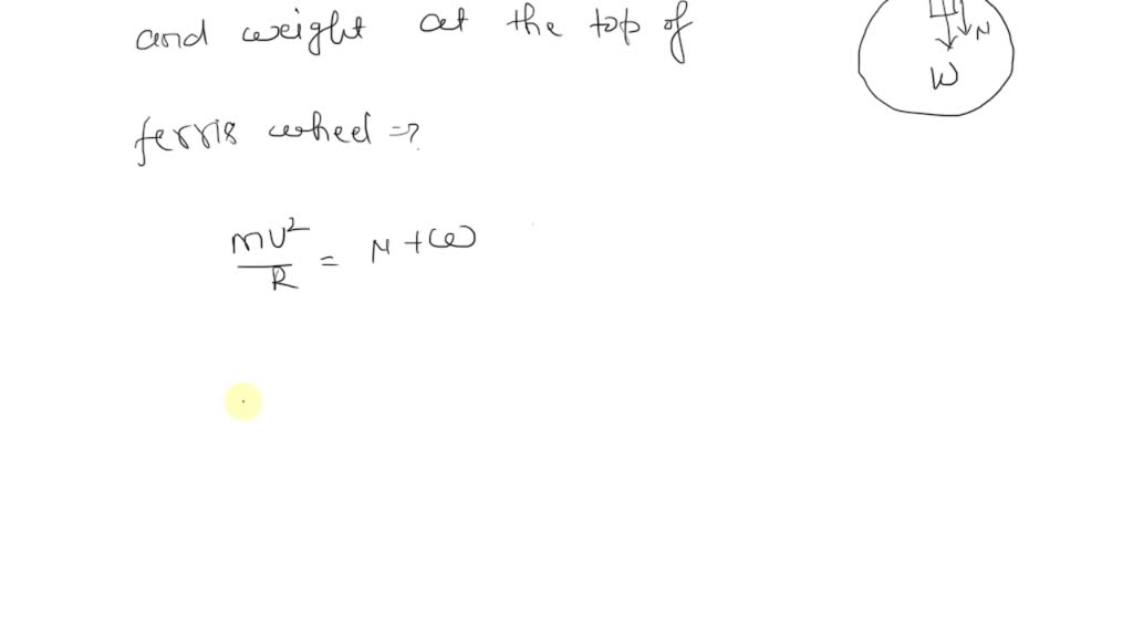 SOLVED: A child is riding on a circular ferris wheel which is rotating ...